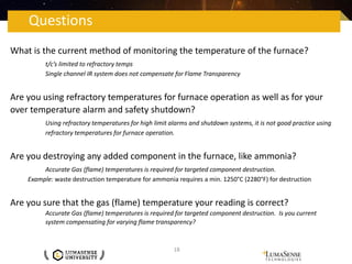 4. temperature measurement in the modified claus sulfur reactor - d ...
