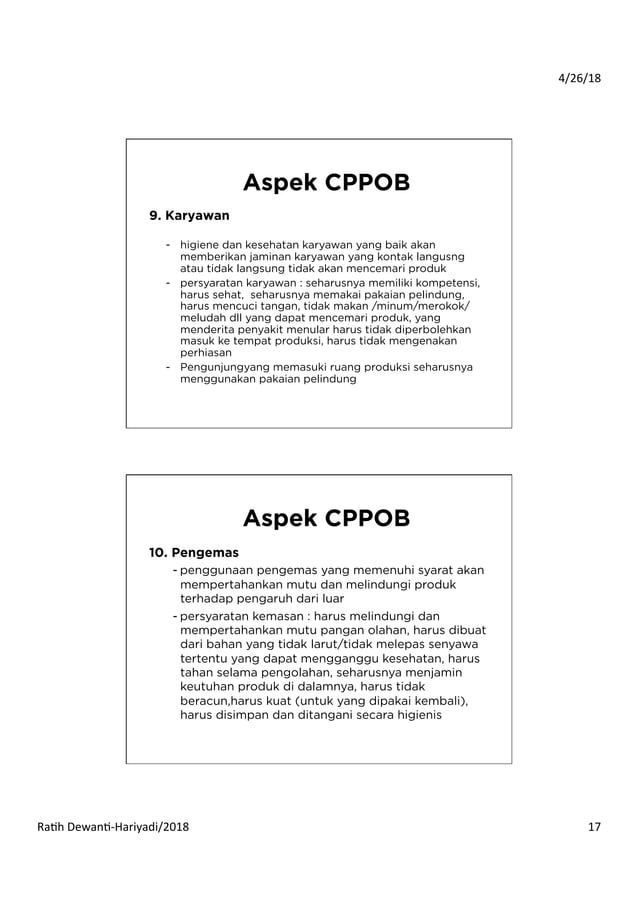 Prinsip-Prinsip GMP | PDF