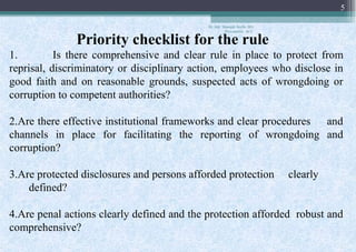 The public interest information disclosure act | PPT