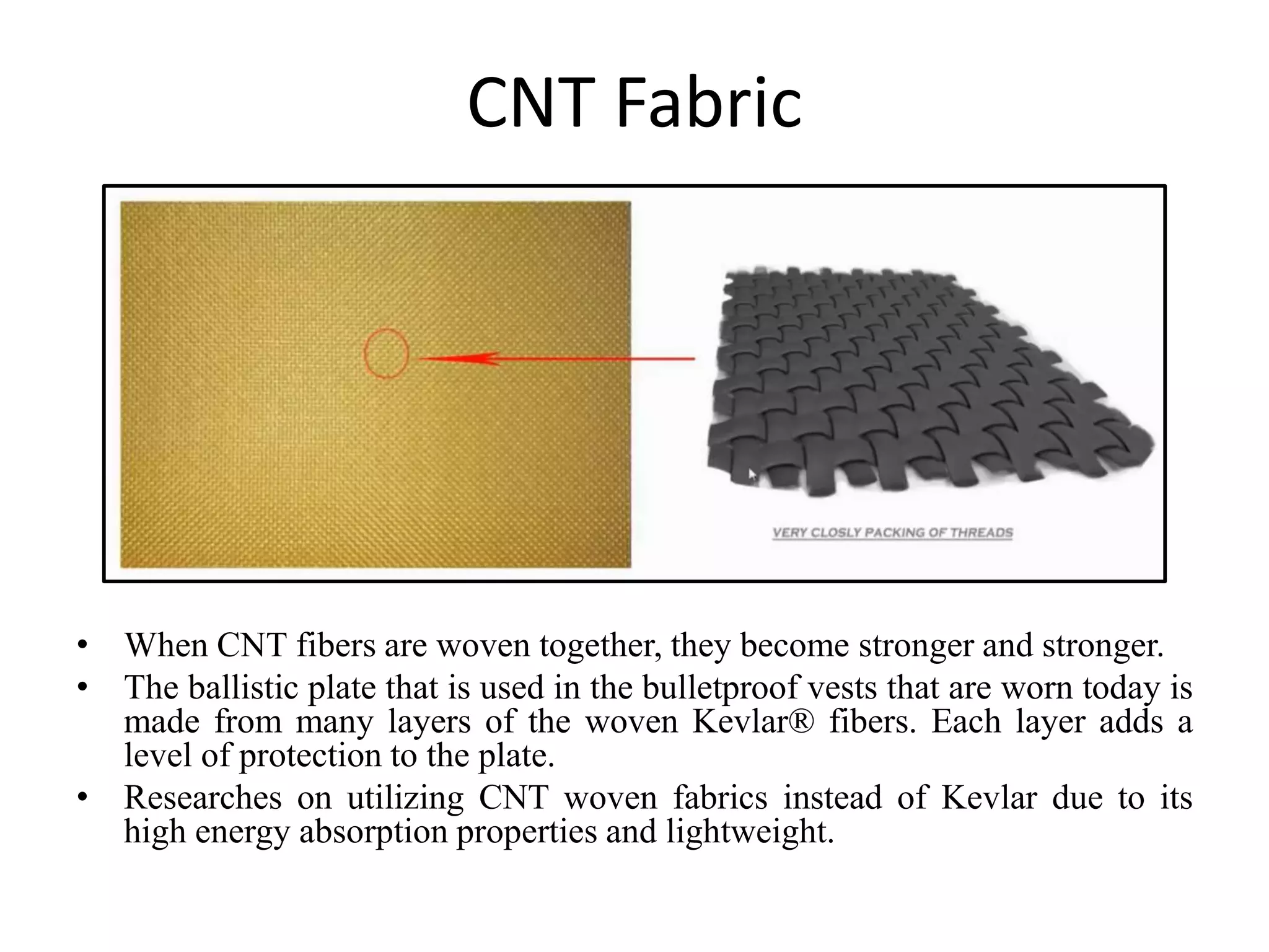 Mechanism of Bulletproof vest (Nanotechnology) | PPTX