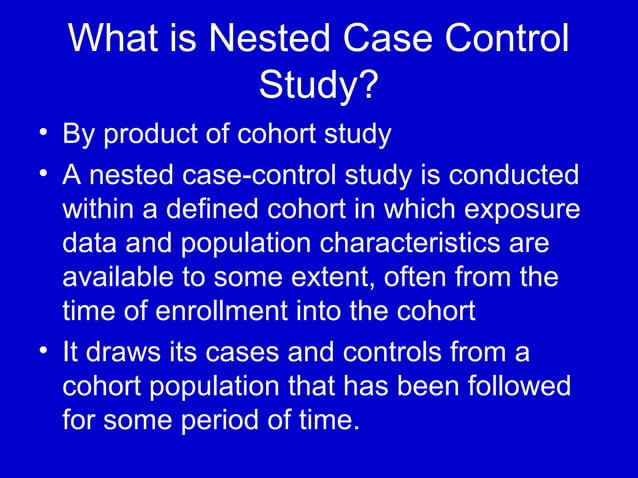 4. case control study | PPT