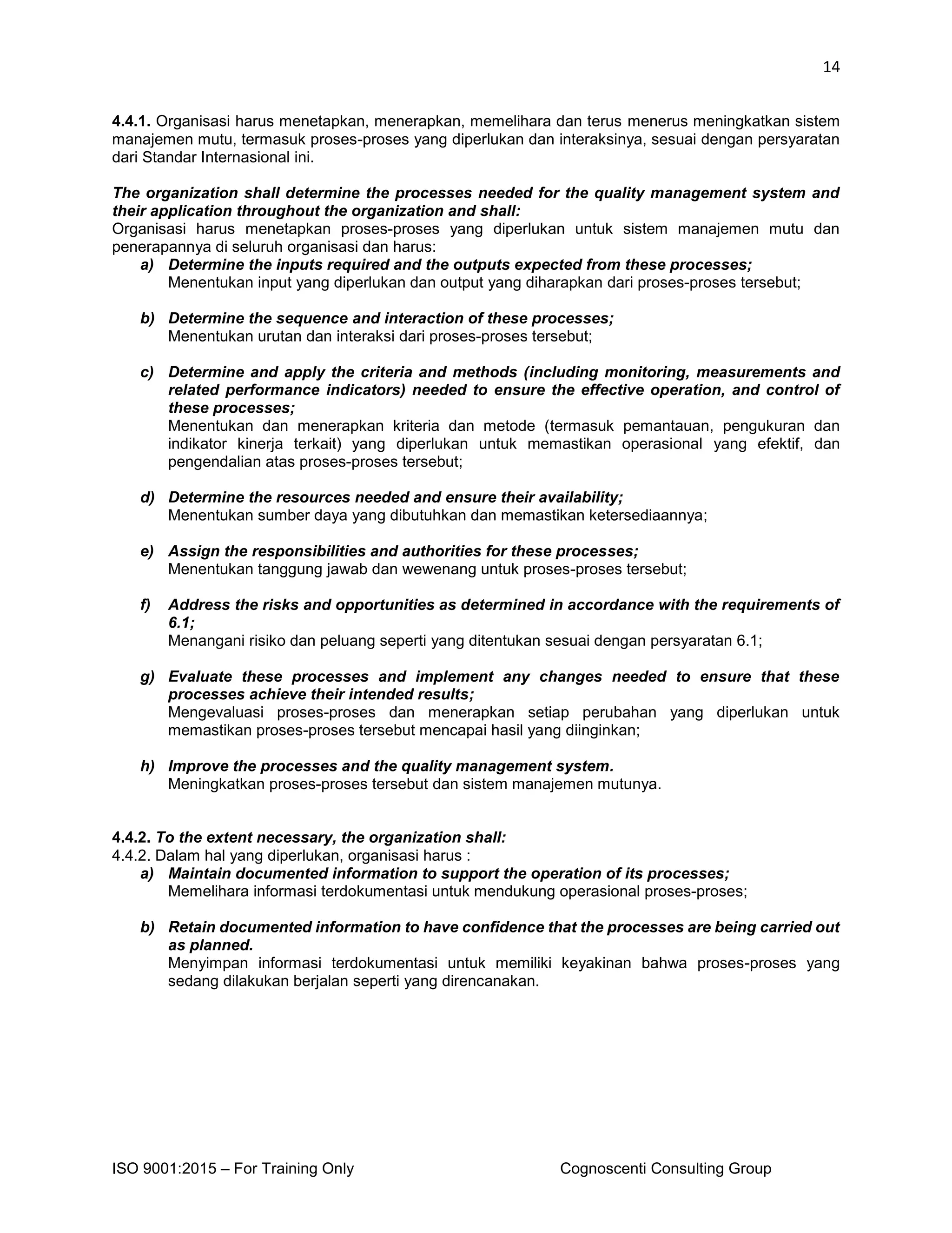 4. standard iso 9001 2015 2 bahasa | PDF