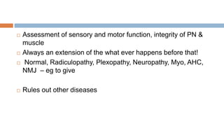 electrodiagnostics for pmr - dr henry prakash | PPTX