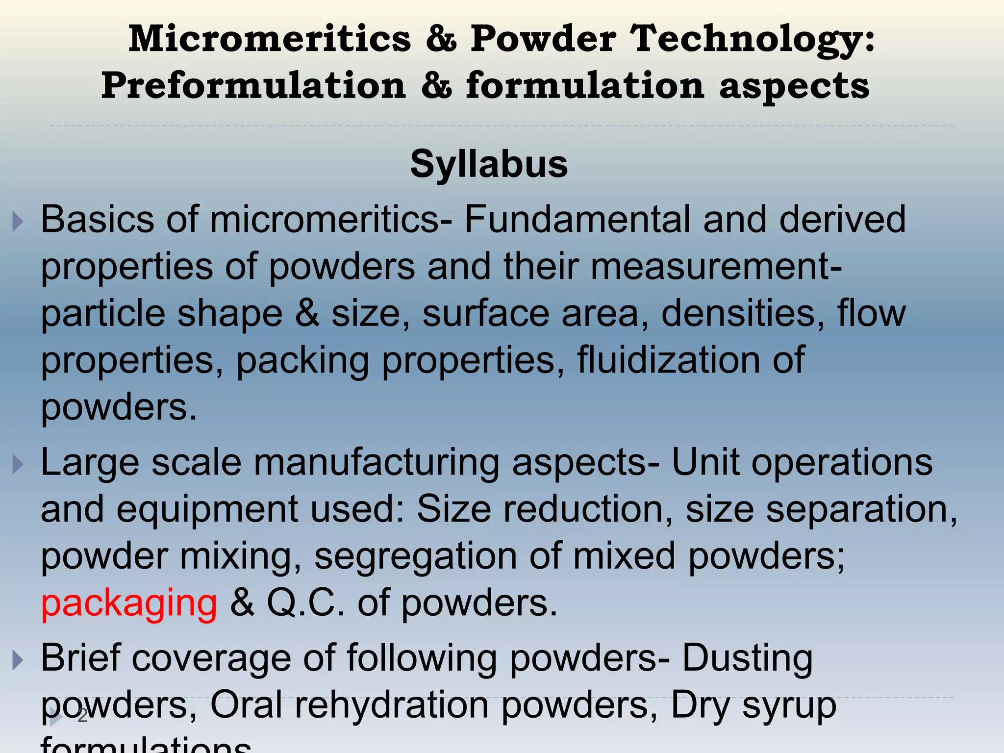 Micromeritics | PPTX