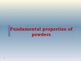 Micromeritics | PPTX