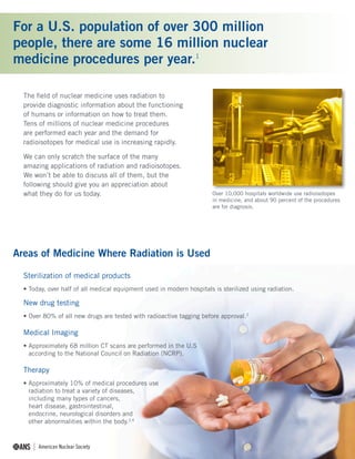 Medical Use of Radioisotopes | PDF