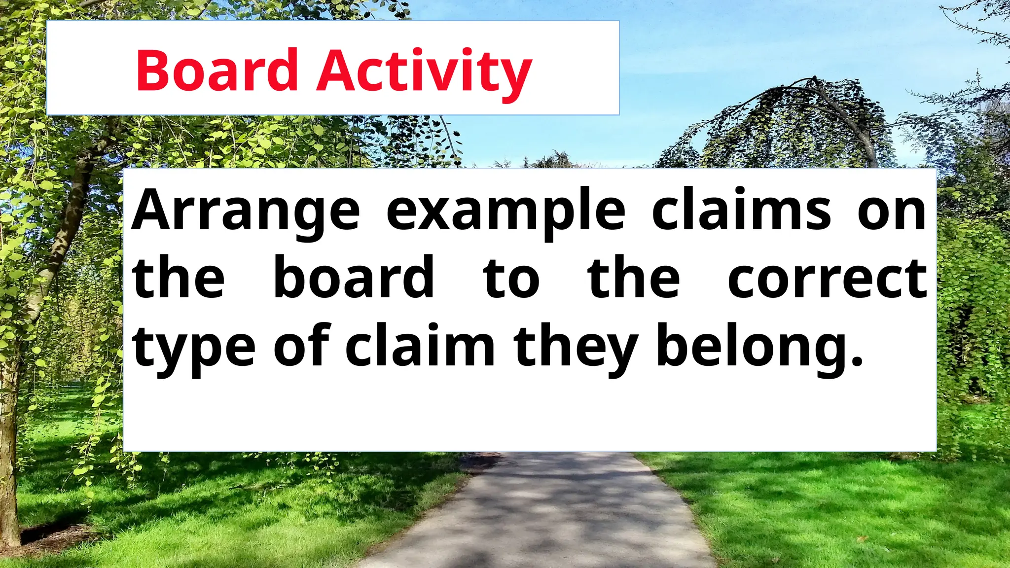 Three Forms of Claims: Claim of Fact, Value, Policy | PPTX