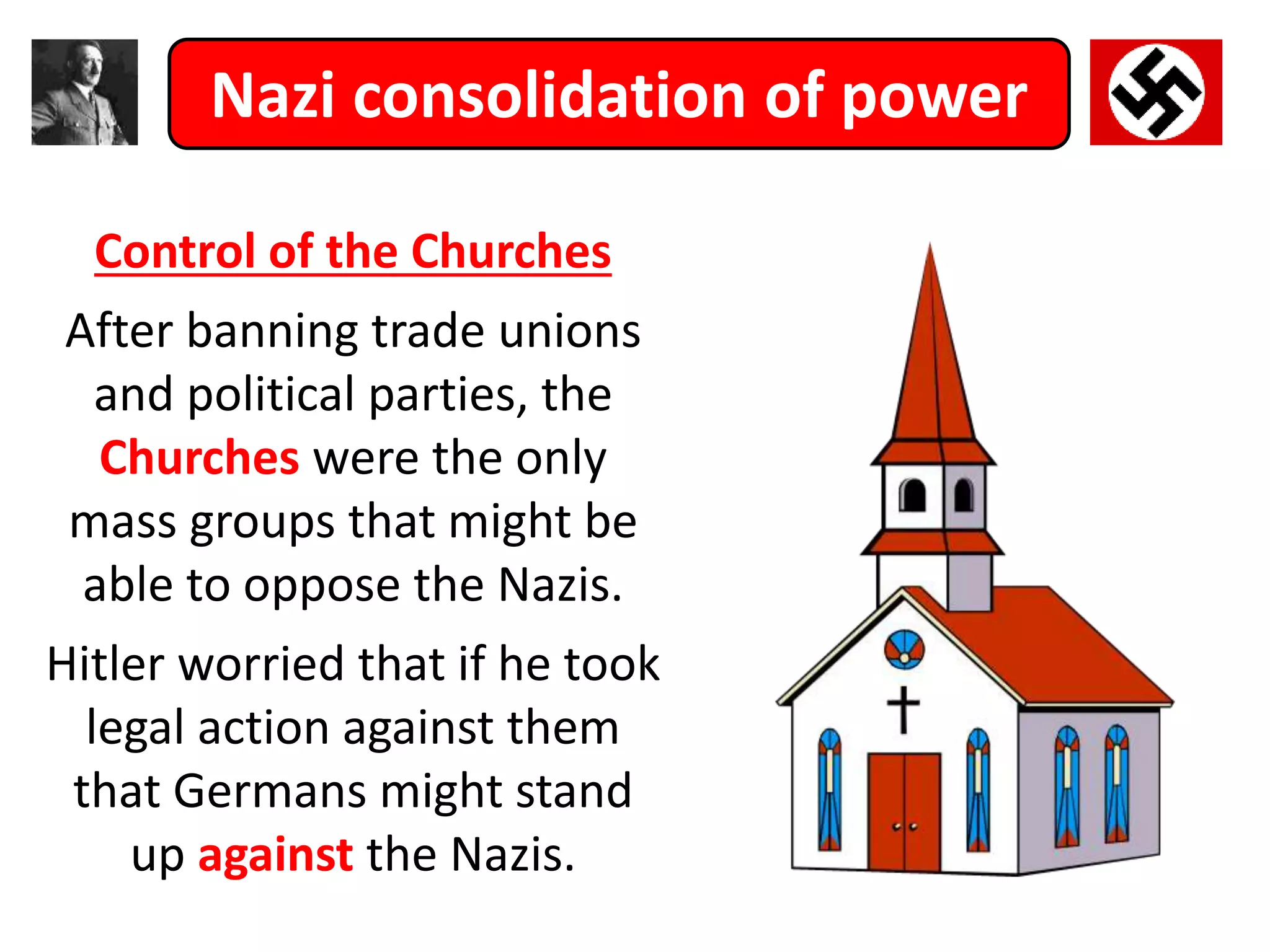 Hitler and Nazi Germany - nazi consolidation of power | PPTX