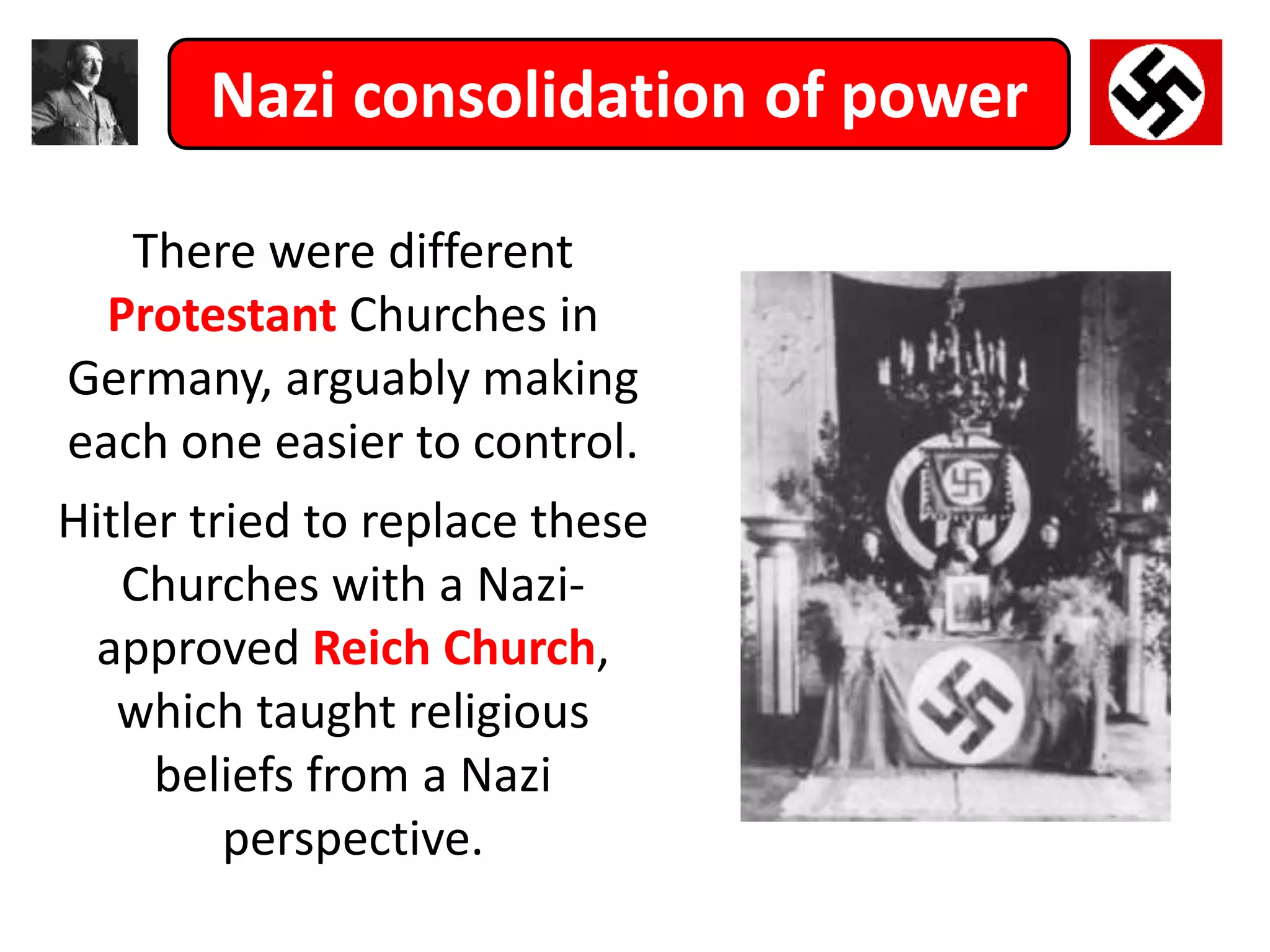 Hitler and Nazi Germany - nazi consolidation of power | PPTX