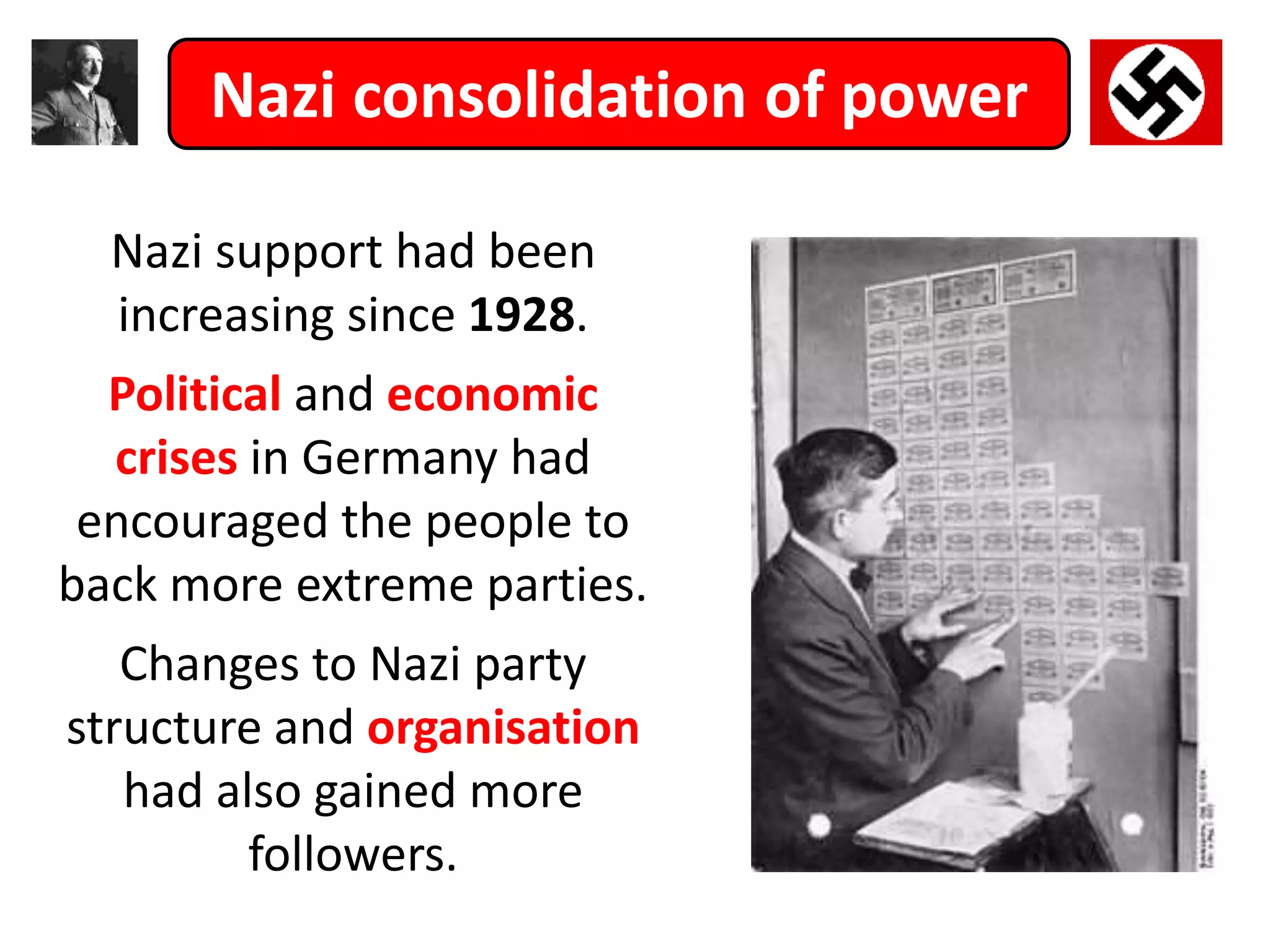 Hitler and Nazi Germany - nazi consolidation of power | PPTX