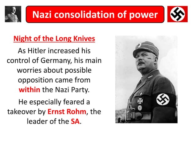 Hitler and Nazi Germany - nazi consolidation of power | PPTX