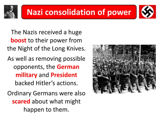 Hitler and Nazi Germany - nazi consolidation of power | PPTX
