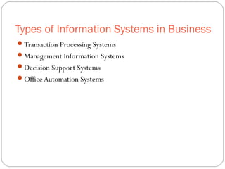 4. Fundamental MIS Information Systems Presentation | PPT