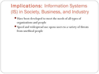 4. Fundamental MIS Information Systems Presentation | PDF