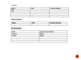 4. pre production storyboard | PPTX