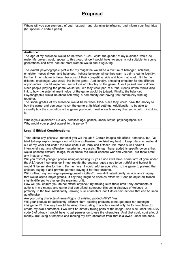 4. fmp proposal | PDF