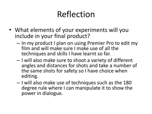 FMP production experiments updated | PPT