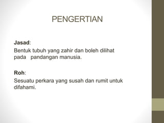 4.4 alam roh dan kematian | PPT