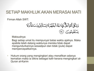 4.4 alam roh dan kematian | PPT