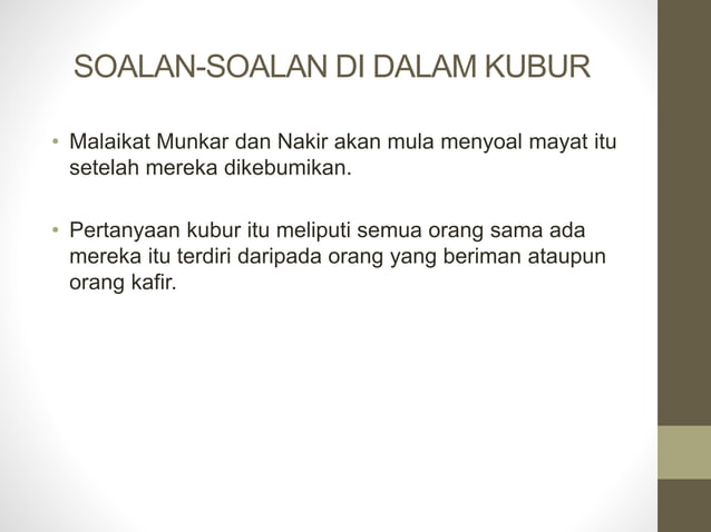 4.4 alam roh dan kematian | PPT