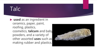 the different Rock forming minerals | PPTX