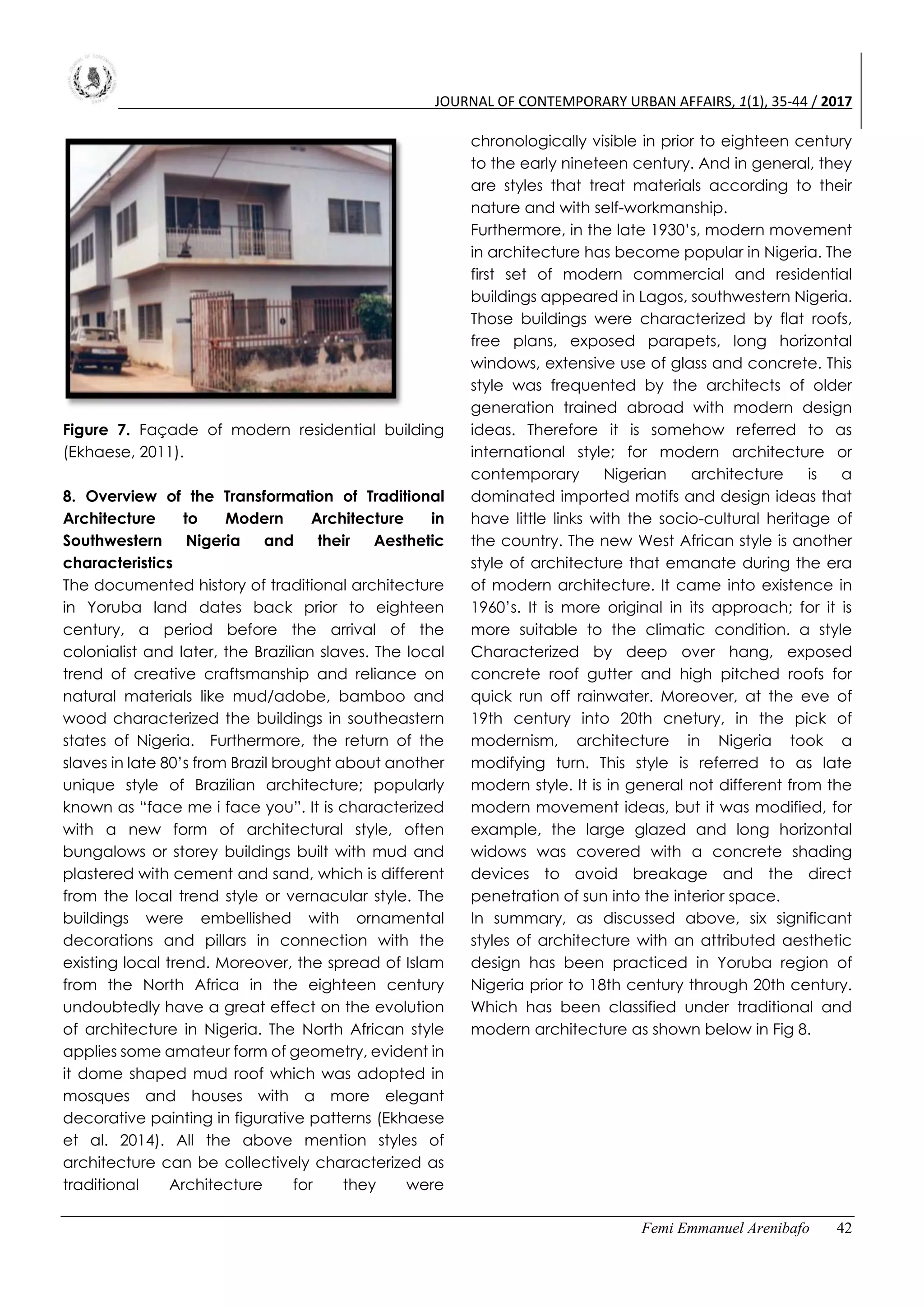 The Transformation of Aesthetics in Architecture from Traditional to ...