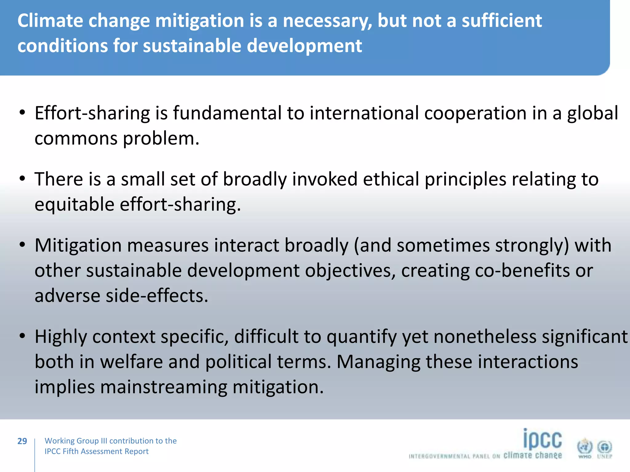 Climate Change 2014 - Mitigation of Climate Change | PPTX