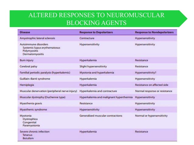 Neuromuscular blockade & Reversal agents & Monitoring | PPTX | Brain ...