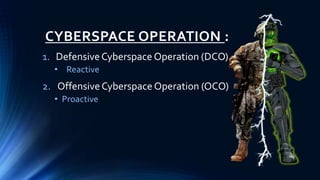 Cyber Space Operation- Offensive Cyber Space Operation | PPTX