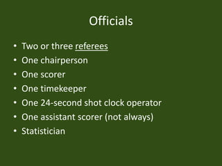 Referee duties | PPTX
