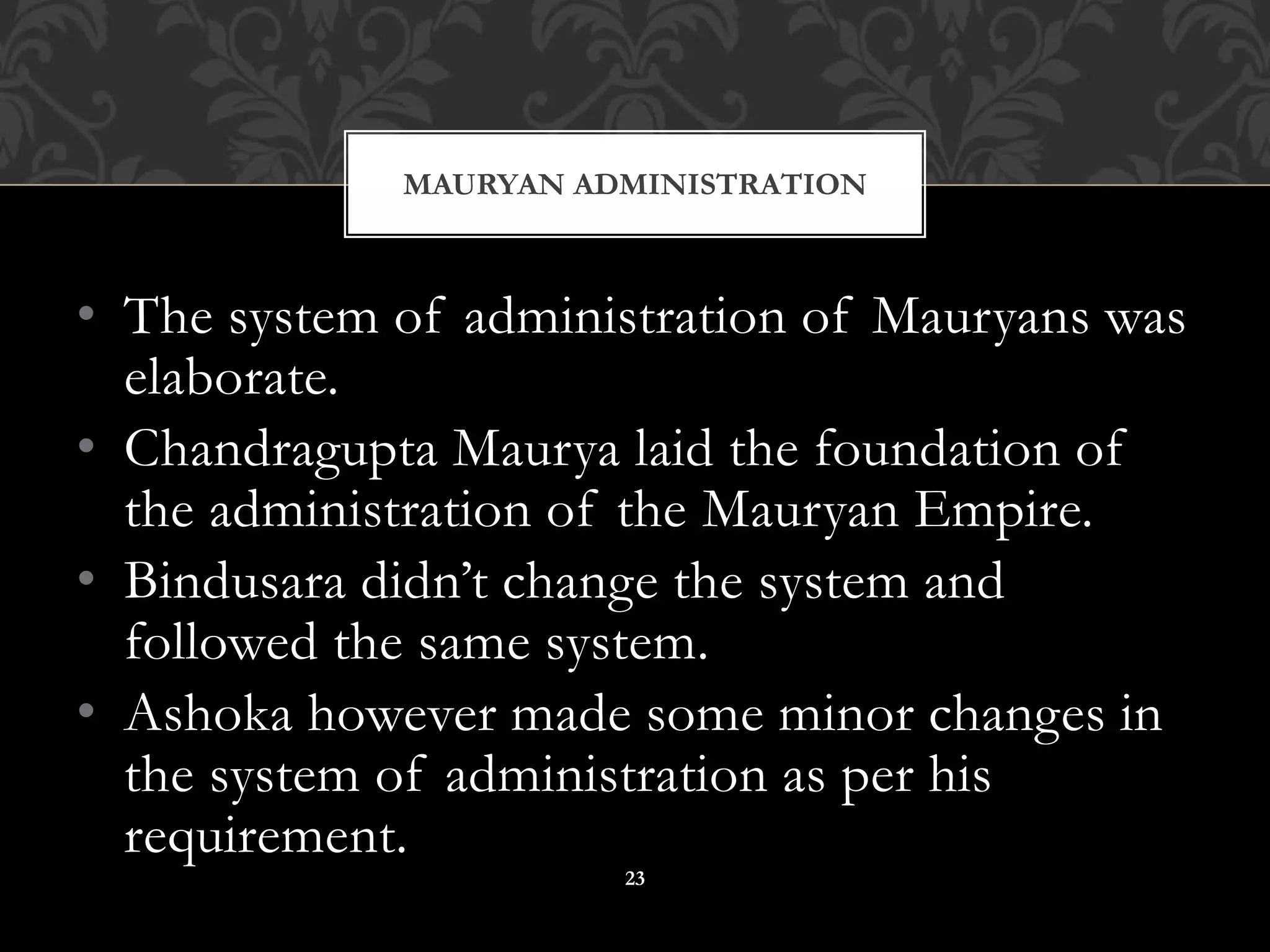 The Mauryan Empire | PPTX