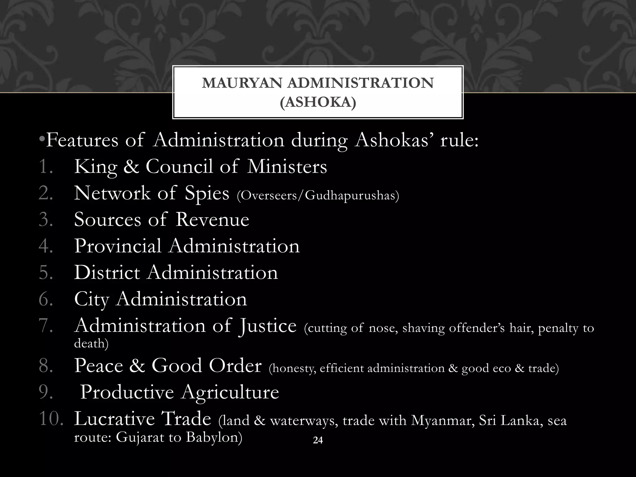 The Mauryan Empire | PPTX