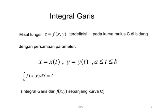 Integral Garis | PPT