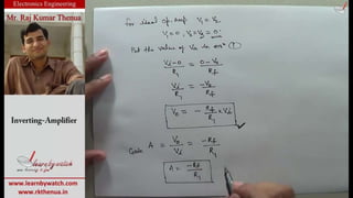 4.1.3 inverting amplifier | PPT