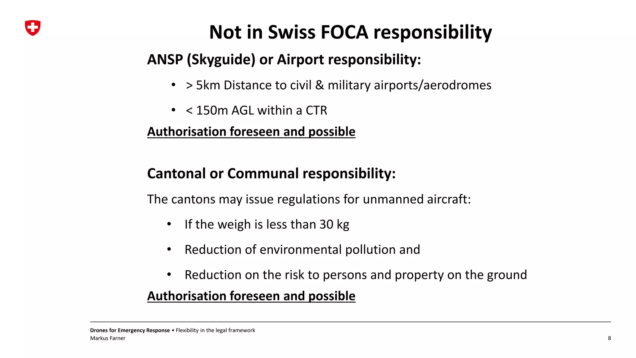 Drones in public safety - Flexibility in the legal framework | PDF