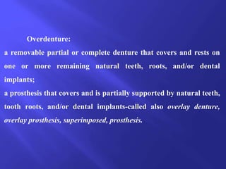 Overdenture | PPTX