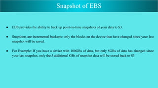 EBS elastic block store | PDF | Cloud Computing | Internet