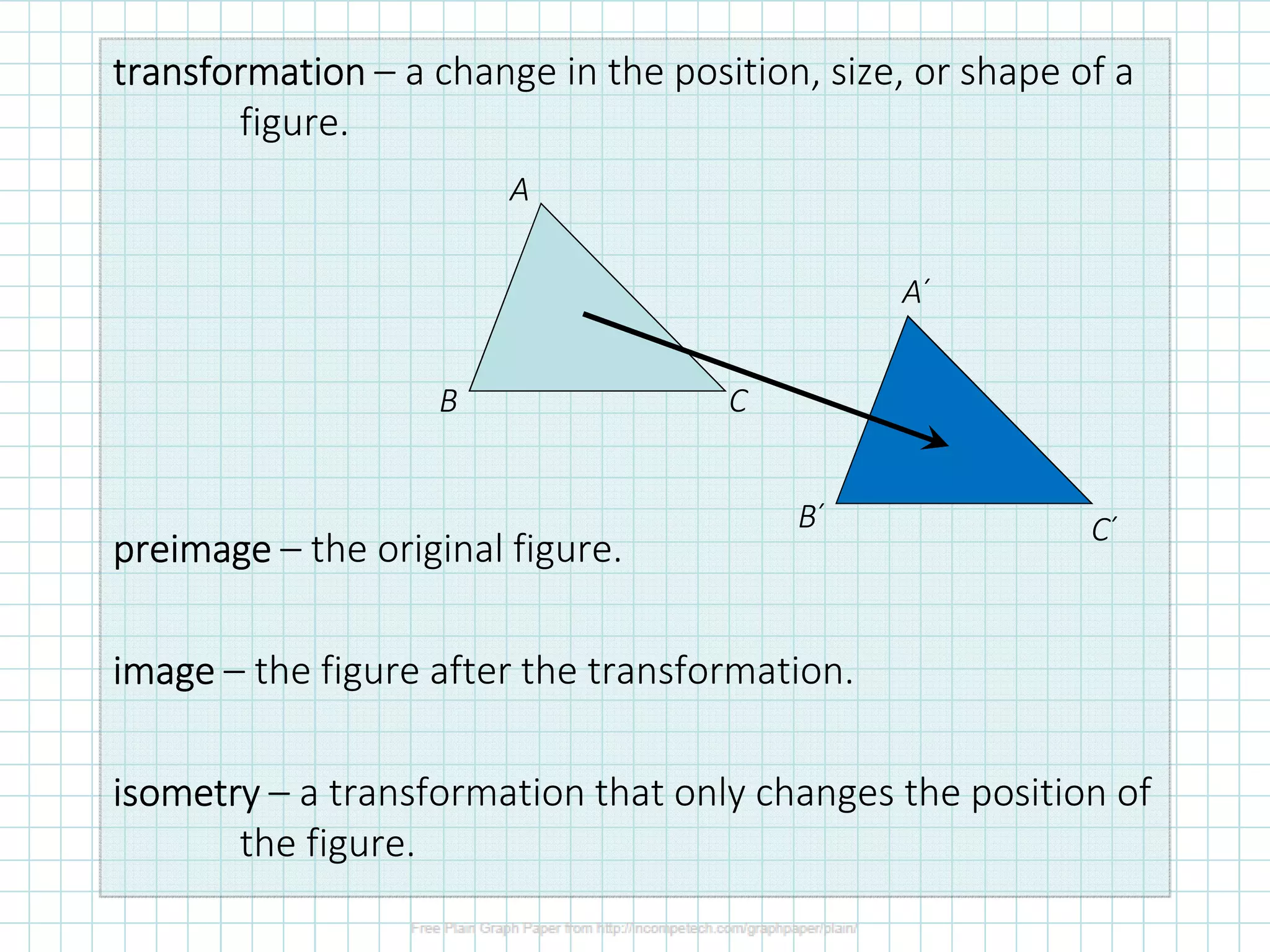 4.1 Translations and Reflections | PDF
