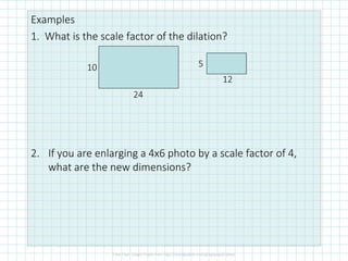 4.3 Dilation and Composition | PDF
