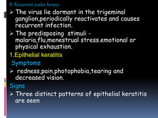 4.fungal and viral keratitis | PPTX