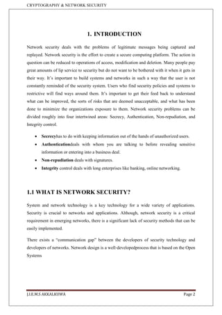 4.report (cryptography & computer network) | PDF | Free Download