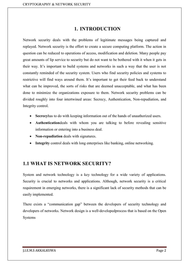 4.report (cryptography & computer network) | PDF