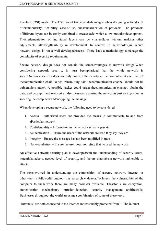 4.report (cryptography & computer network) | PDF