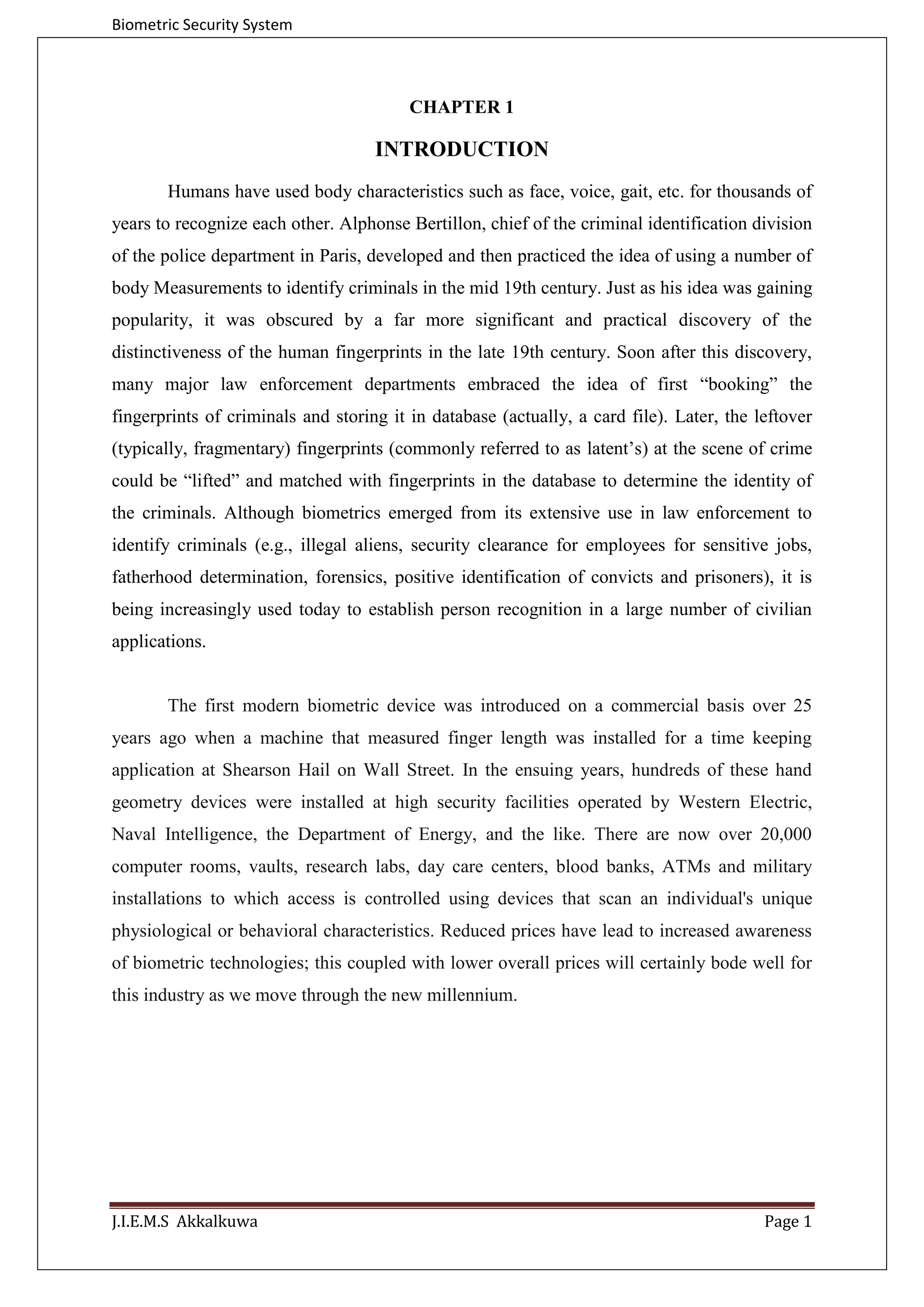 4.report (biometric security system) | PDF