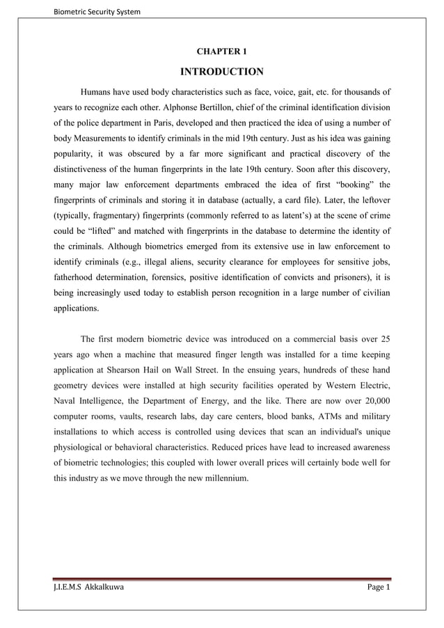 4.report (biometric security system) | PDF