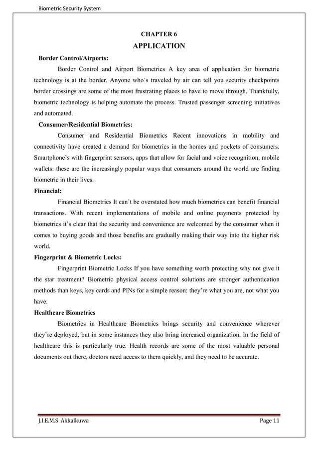 4.report (biometric security system) | PDF