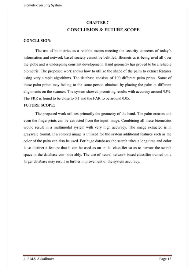 4.report (biometric security system) | PDF