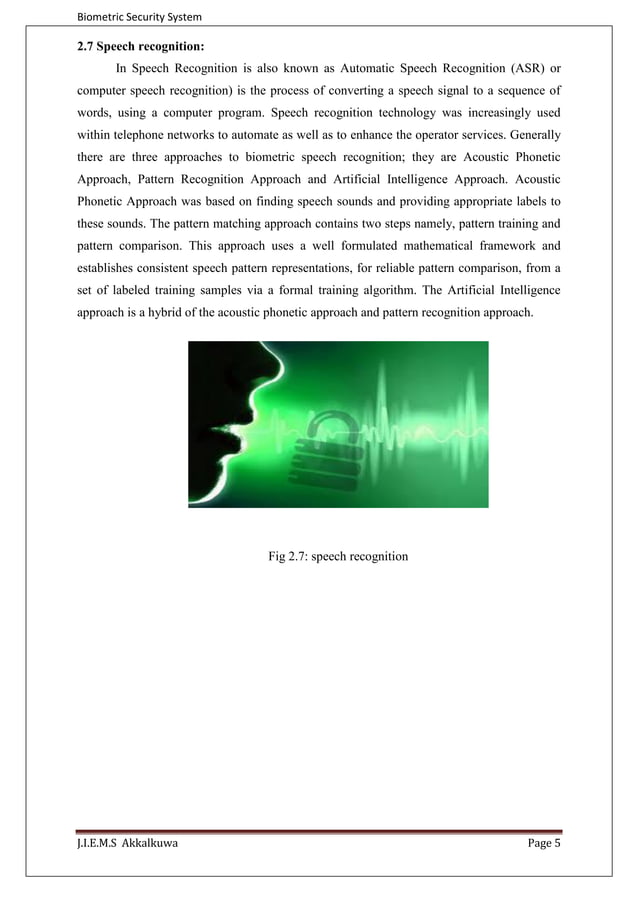 4.report (biometric security system) | PDF