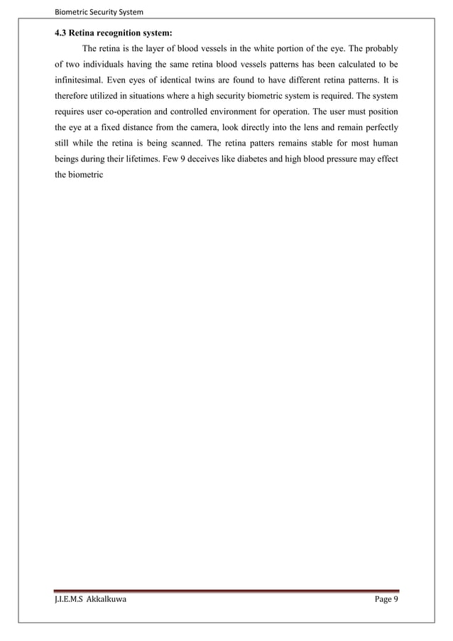 4.report (biometric security system) | PDF