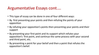 4.types of essays | PPTX